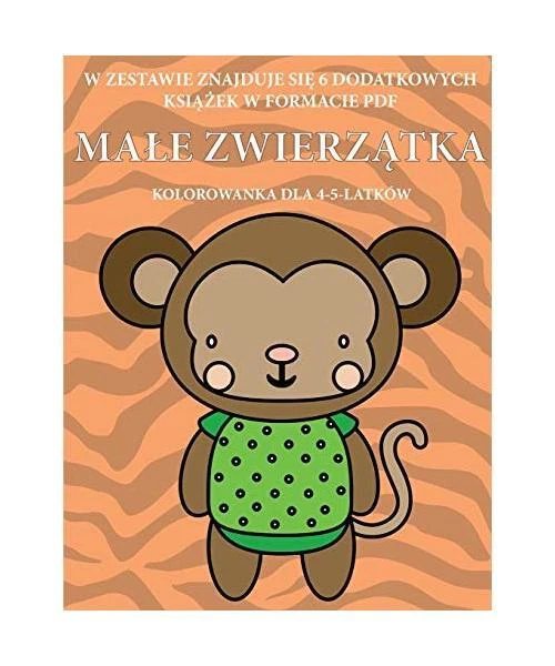 KOLOROWANKA DLA 4-5-LATKÓW (Male zwierzątka): Ta książka zawiera EUR 25,00 - PicClick FR