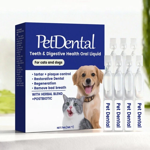 PET ORAL CARE Solution 7ml Herbal-Formula Gentle Absorption Fresh ...