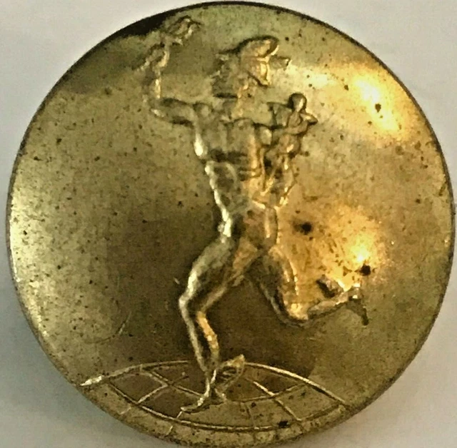 ROYAL CANADIAN MILITARY Signals Corps Brass Uniform Button $2.95 ...