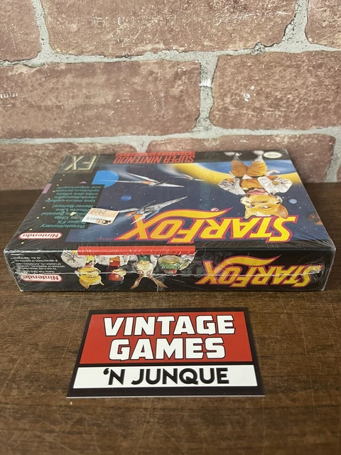 STAR FOX SUPER Nintendo Snes Sealed In Box Original $1,300.00 - PicClick CA