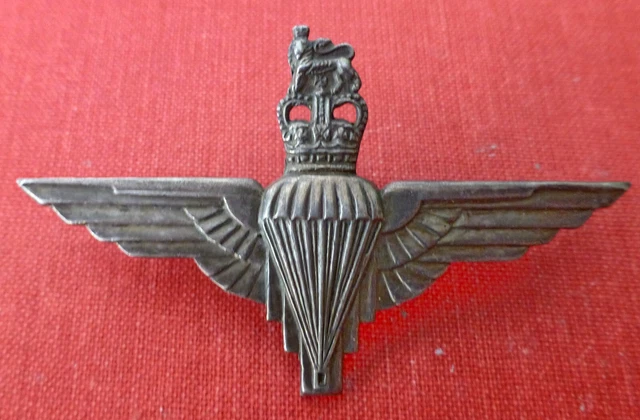 BRITISH ARMY PARACHUTE Regiment Para Officer Original Hm Marked Silver ...