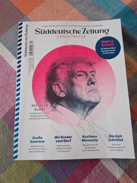 SÜDDEUTSCHE ZEITUNG LANGSTRECKE 07/2019 Trump Krimis Günther Jauch Grönland EUR 8,95 - PicClick DE