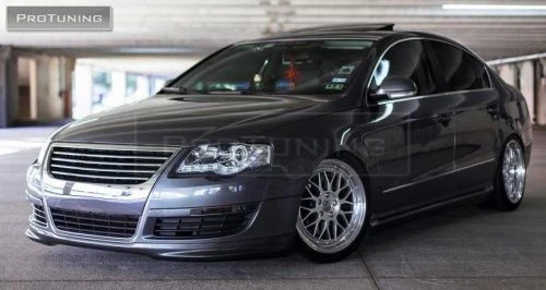 FIBERGLASS R LINE/R36 Look Front Bumper Spoiler for VW Passat B6 05-10 ...