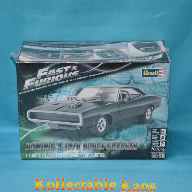1:25 REVELL -FAST &Furious Dominic's 1970 Dodge Charger - Model Kit #85 ...