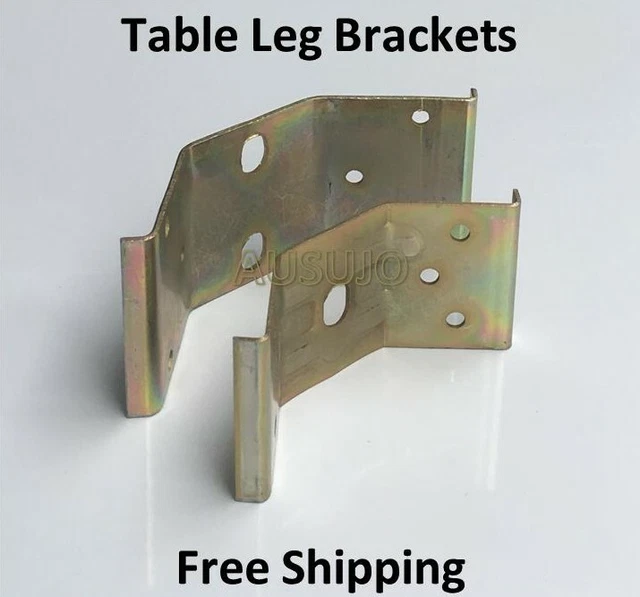 TABLE LEG FITTINGS Corner Brace Brackets Trusses Connecting Connector ...