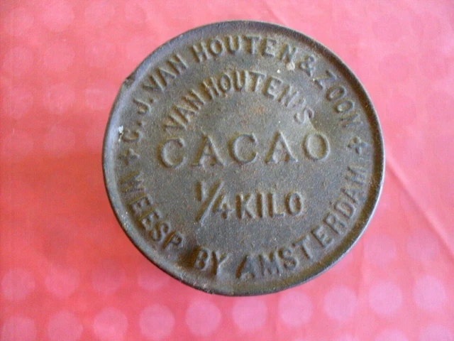 ANTIQUE VAN HOUTEN Kaki Ww1 Cocoa Metal Box £6.94 - PicClick UK