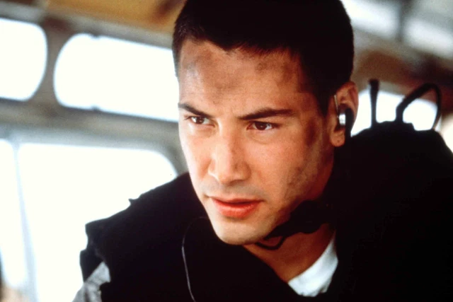 SPEED - KEANU Reeves - Sandra Bullock - 2 Dias - 5x5cm gerahmt (2484 ...