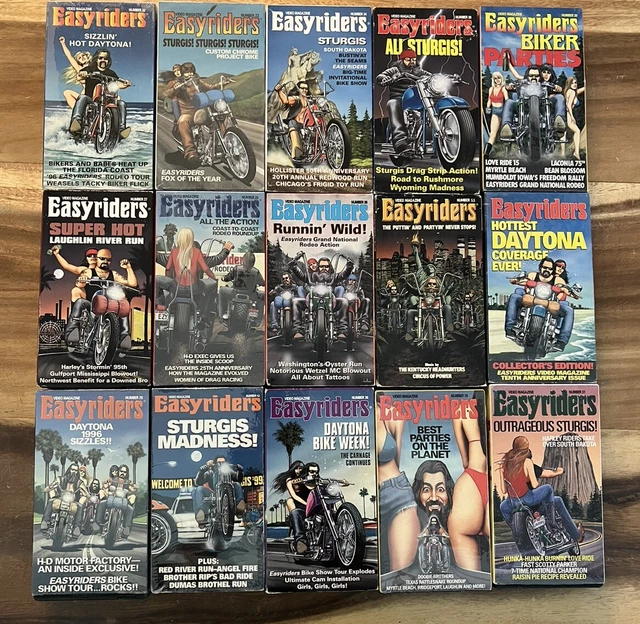 RARE EASYRIDERS VIDEO Magazine VHS Lot 15 Tapes Biker Rally. £141.04 ...