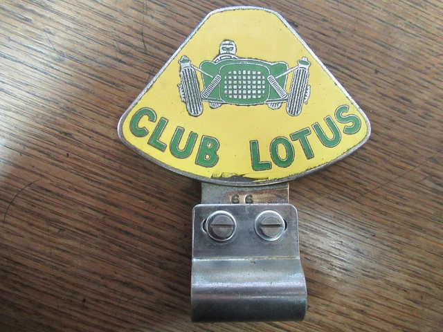 ORIGINAL CLUB LOTUS Car Badge - Lotus Seven 7 £170.00 - PicClick UK