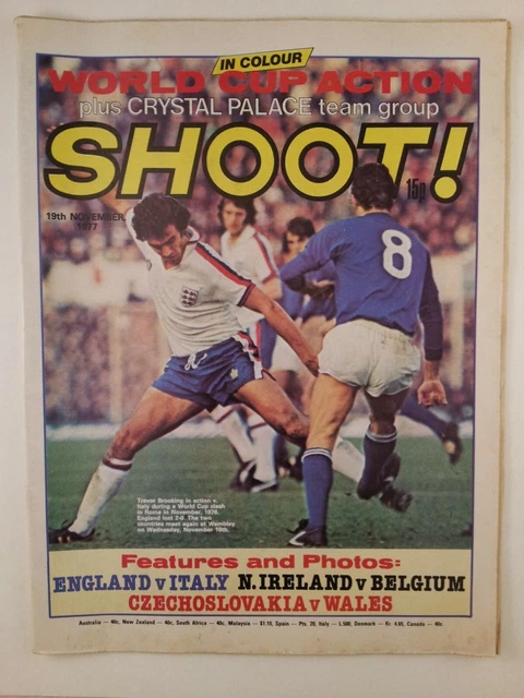 SHOOT : 19TH November 1977 : Vintage Football Magazine. £9.95 - PicClick UK