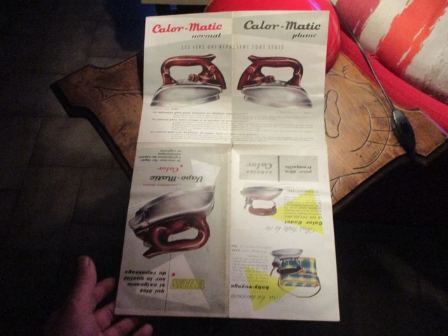 ANTIQUE VAPO-MATIC HEAT Electric Iron Catalogue £13.58 - PicClick UK