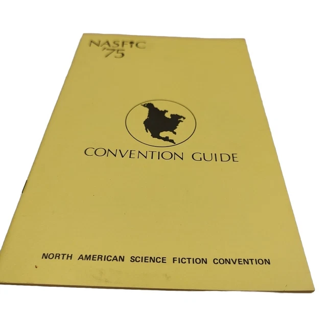 NORTH AMERICAN SCIENCE Fiction Convention NASFIC Program 1975 £19.66 ...