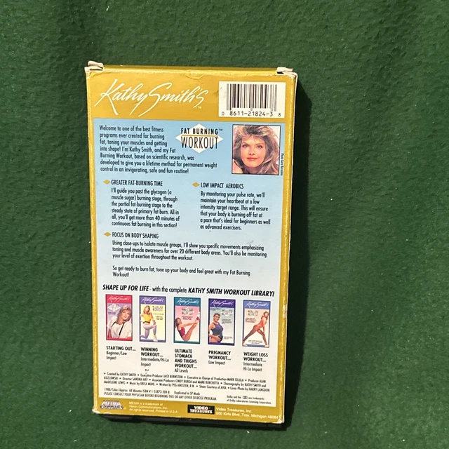 VINTAGE KATHY SMITH Fat Burning workout video VHS 📼 Ships N 24h £16.36 ...