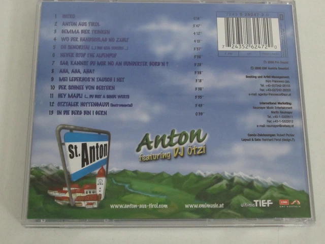 ANTON FEATURING DJ Ötzi / Anton La Album CD Album EUR 13,47 - PicClick FR