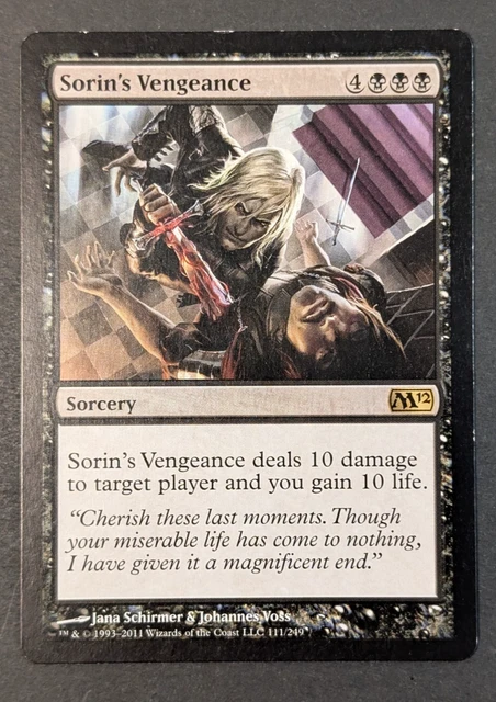 MTG CARD - 1x Sorin's Vengeance - Magic Core Set 2012 M12 - Magic The ...