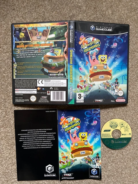 SPONGEBOB LIGHTS CAMERA (Nintendo GameCube) - PAL - MINT COLLECTORS ...