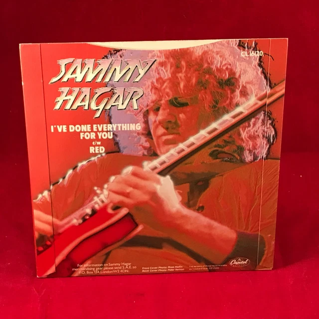 SAMMY HAGAR I'VE Done Everything For You 1979 UK 7" Vinyl Single ...