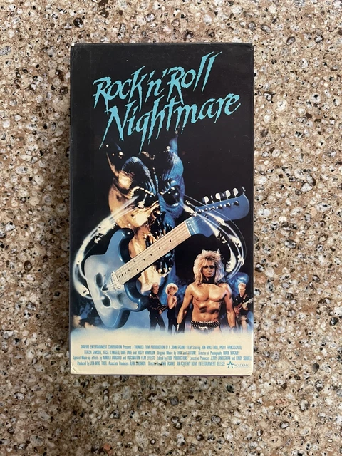 ROCK’N’ROLL NIGHTMARE VHS 1987 Jon Mikl Thor Tritonz Horror ...