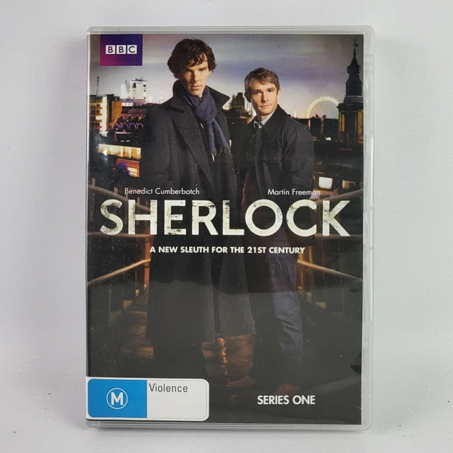 SHERLOCK (BBC) COMPLETE Season 1 DVD Region 4 VGC Benedict Cumberbatch ...