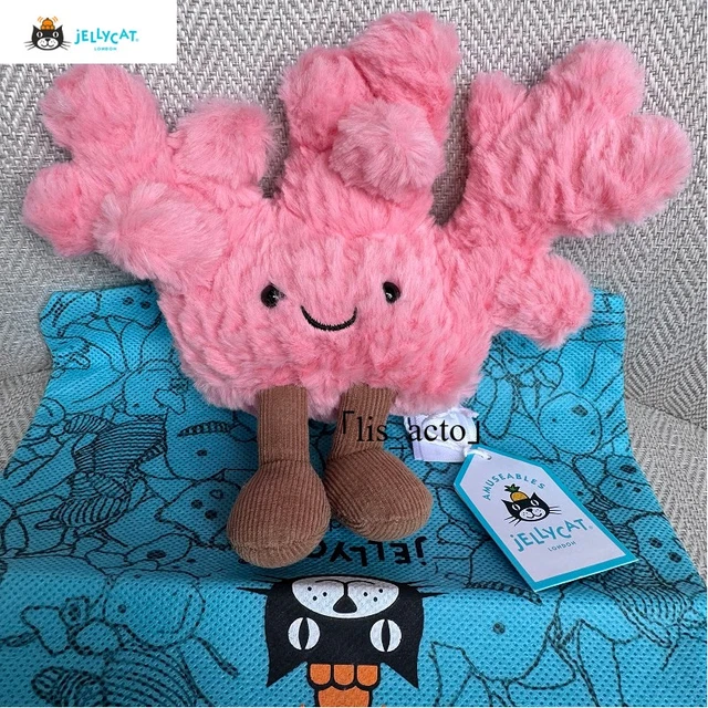 JELLYCAT 14CM AMUSEABLES Coral Plush Doll Brand New with Dust Bag Tags ...