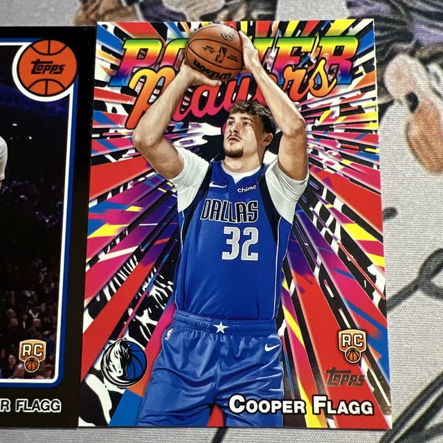 COOPER FLAGG TOPPS 2025-26 45th Anniversary Rookie RC Card w/ insert ...