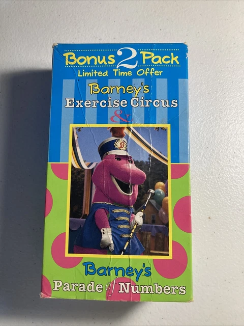 BARNEYS EXERCISE CIRCUS/PARADE of Numbers (VHS, 1996, 2-Tape Set) EUR ...