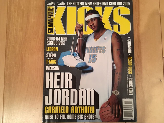 SLAM MAGAZINE PRESENTS 34 KICKS 7 2004 Carmelo Anthony Denver Nuggets ...