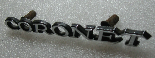 1960'S - 1970'S DODGE CORONET FENDER EMBLEM BADGE GENUINE FACTORY ...