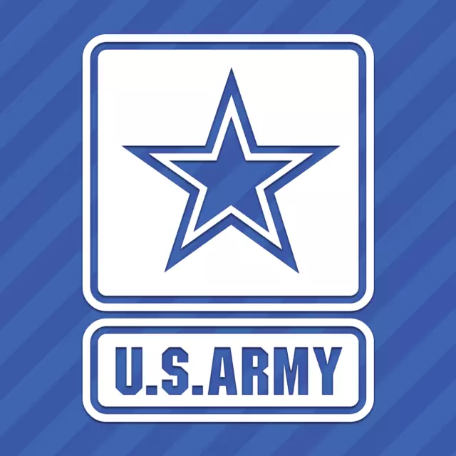 US ARMY STAR Logo Vinyl Decal Sticker Army Strong £3.64 - PicClick UK