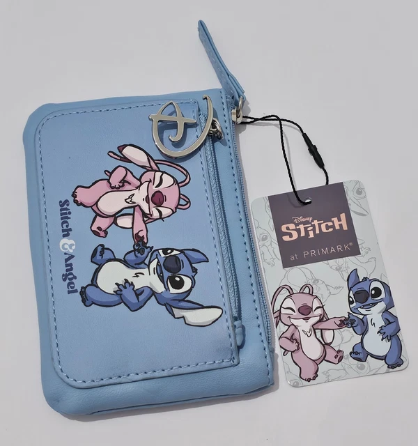 DISNEY PRIMARK LILO Stitch Coin Purse Bag Women New Wallet Blue Pouch ...