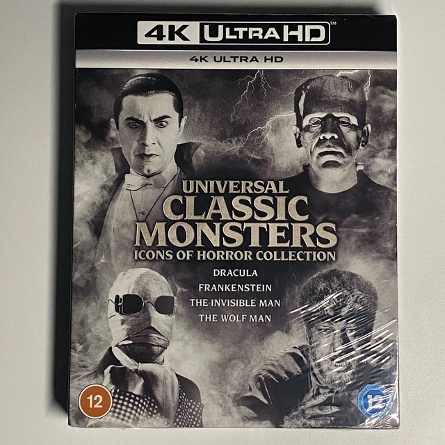 UNIVERSAL CLASSIC MONSTERS: Icons of Horror Collection 4K UHD Blu-Ray ...
