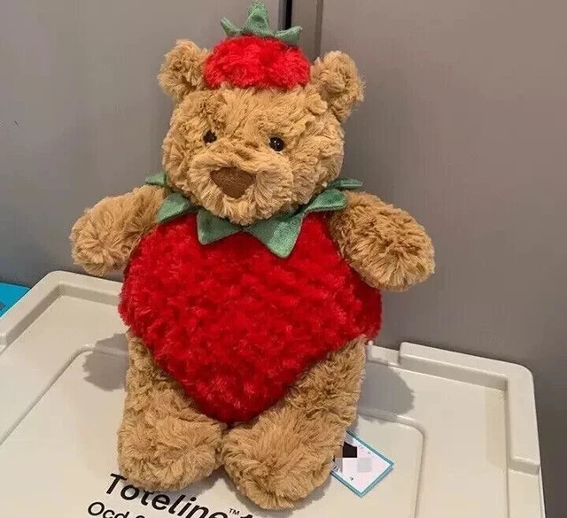 BARTHOLOMEW BEAR STRAWBERRY Doll Toy Soft Toy Stuffed Plush Gifts 28cm ...