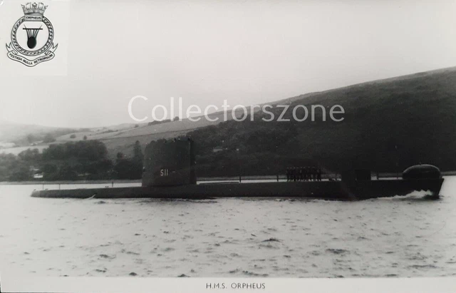 BRITISH ROYAL NAVY HMS Orpheus S11 Oberon-class submarine Photograph 5 ...