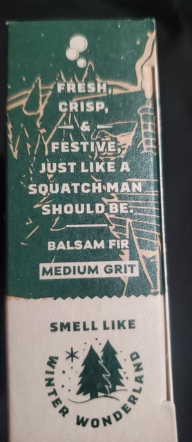 DR. SQUATCH LIMITED Edition Snowy Pine Tar Medium Grit Bar Soap. 5.5lb ...