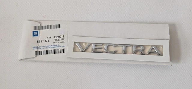 [NEU] ORIGINAL OPEL Schriftzug Emblem Vectra B [GM-Nr 9119017] EUR 19 ...