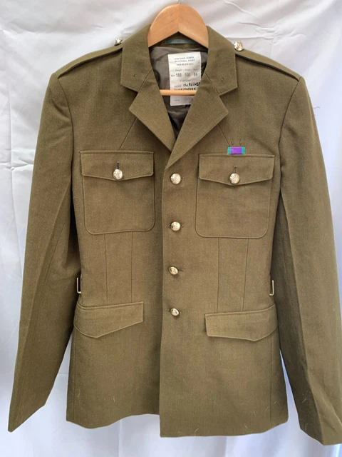 GENUINE BRITISH ARMY No.2 Dress Uniform Tunic Jacket - Size 188/100/84 ...