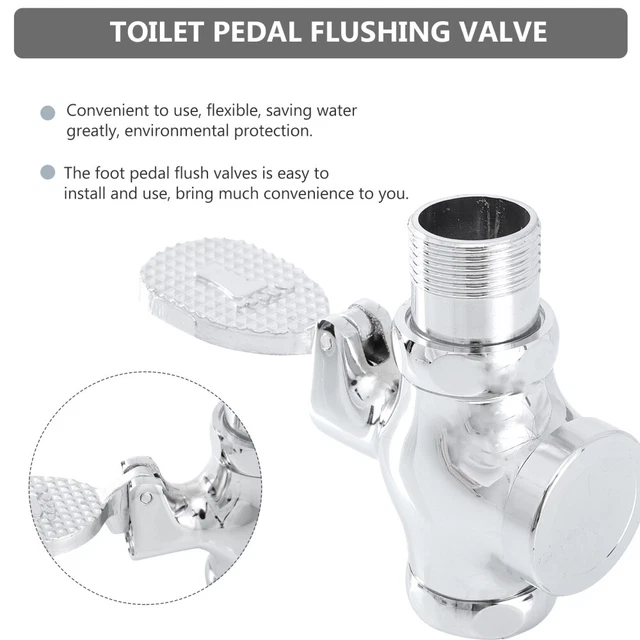 FOOT PEDAL FLUSH Valves Urinals Valves Urinals Flush Valves £27.74 ...