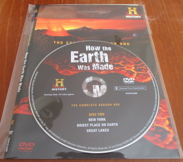 HOW THE EARTH Was Made: The Complete Season One DVD Disc 2 (2010) cert ...
