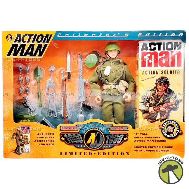ACTION MAN COLLECTOR'S Edition Action Soldier Figure 1996 Hasbro 36365 ...