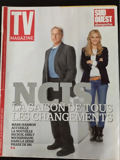 TV MAGAZINE DU 24/08/2014; NCIS; MArk Harmon, Emily Wickershaw EUR 4,00 ...