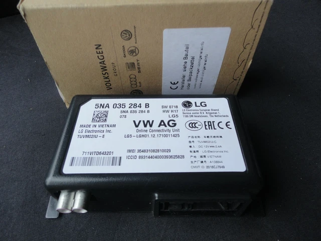 NEW GENUINE VW Skoda Online Services Control Unit 5Na035284B Passat ...