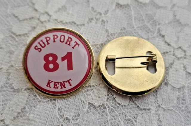 HELLS ANGELS KENT Support 81 Kent Pin Badge Limited Edition RARE KCBS £ ...