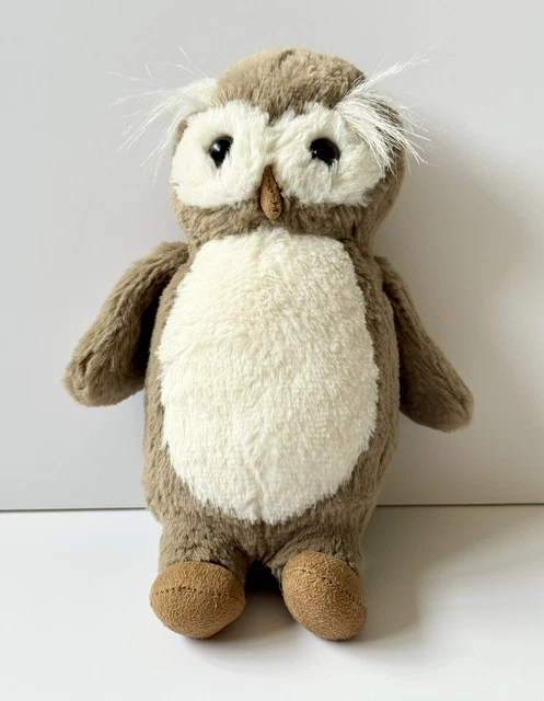JELLYCAT SMALL BASHFUL Barn Owl Rare & Retired Soft Brown Toy Plush £24 ...