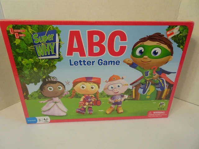 SUPER WHY ABC jeu de lettres PBS enfants marionnettes à doigts le ...