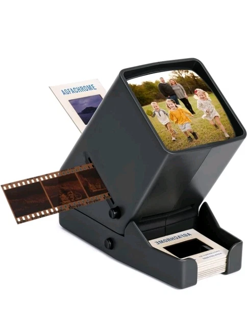 35MM SLIDE AND Film Viewer, 3X Magnification and LED Lighted ...