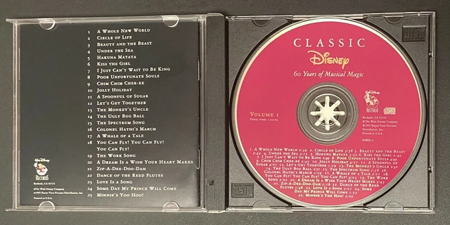 CLASSIC DISNEY, VOL. 1 (Disney CD, Apr-1995, Walt Disney) £4.84 ...