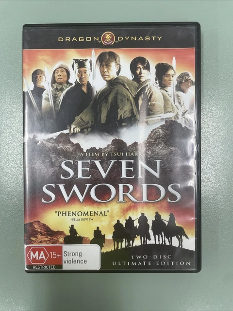SEVEN SWORDS: ULTIMATE Edition (2005) Dvd (2 Disc Set) Like New Kung Fu ...