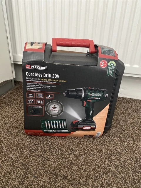 PARKSIDE CORDLESS DRILL 20v £66.99 - PicClick UK