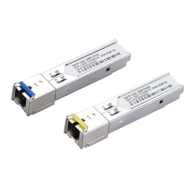 SINGLE-MODE FIBER SC Simplex Connector 1000BASE BiDi 3km SFP Module SFP ...
