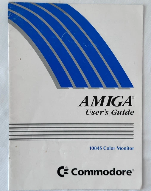 AMIGA USERÉ GUIDE / 1084S Color Monitor, Commodore $12.25 - PicClick